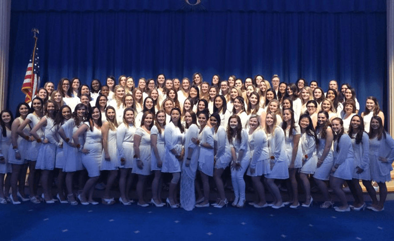 Theta Omega Chapter installed - Alpha Sigma Alpha