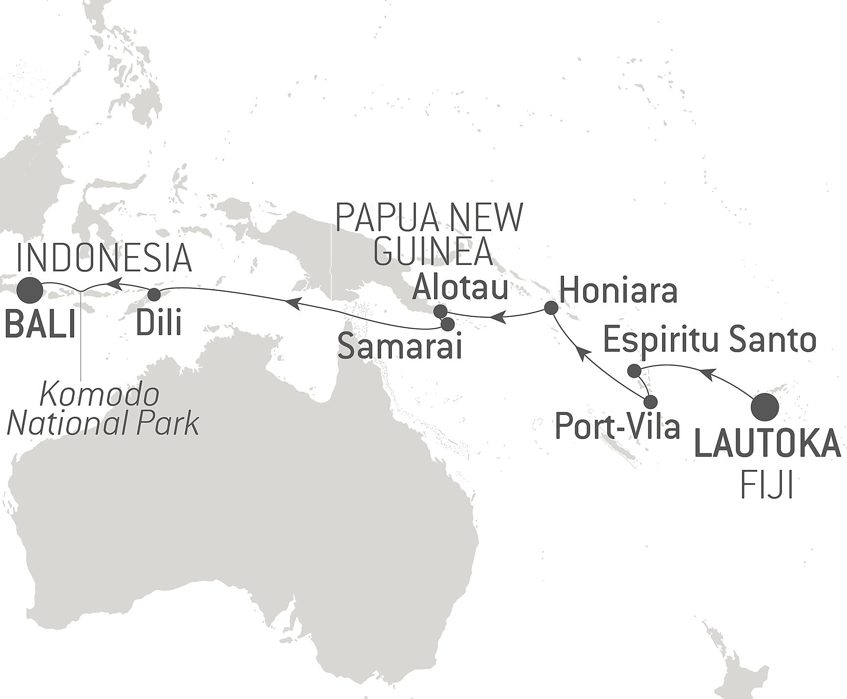 Le Paul Gauguin, 20 Night From Fiji to Bali ex Lautoka, Fiji to Benoa ...