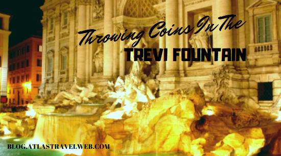 Throwing Coins Into the Trevi Fountain