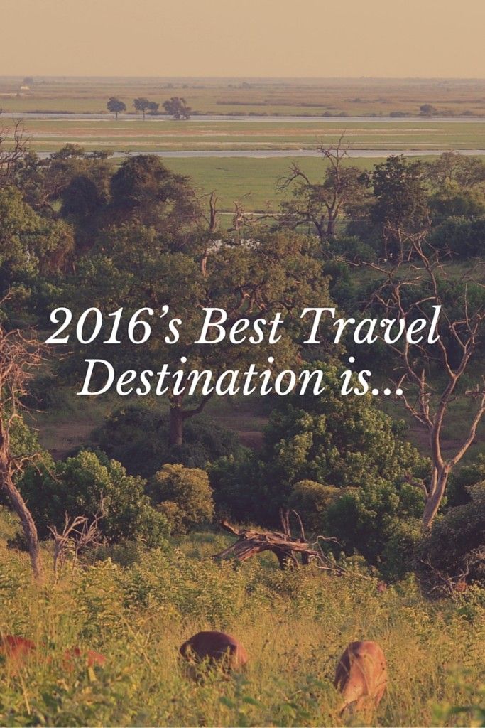 2016’s Best Travel Destination is...