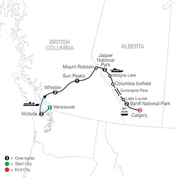 Globus Tours: Majestic Rockies with the Calgary Stampede (CVX2025) (CVX ...