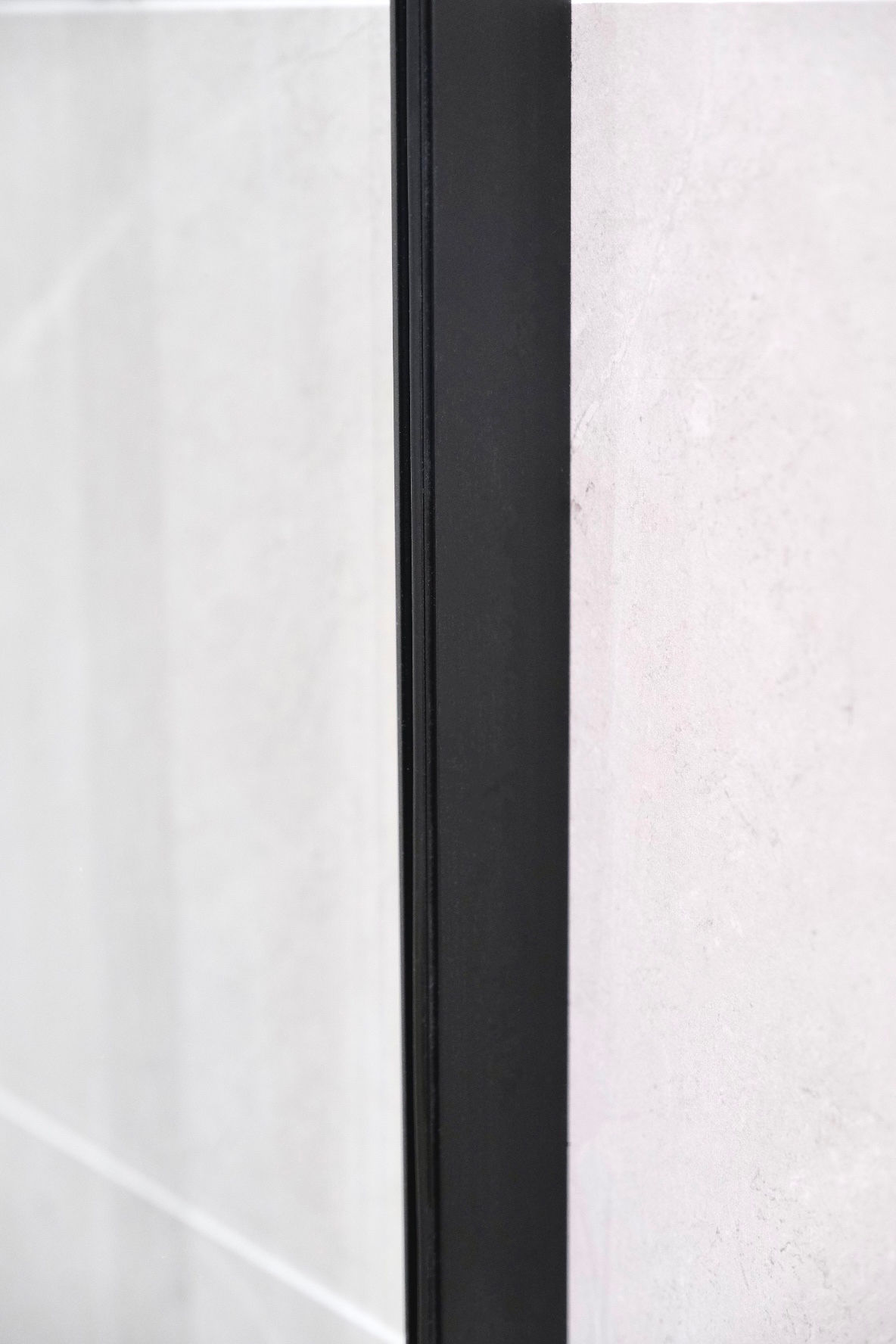 10mm Square Wall Channel Matt Black | Melbourne Bathroom Shop