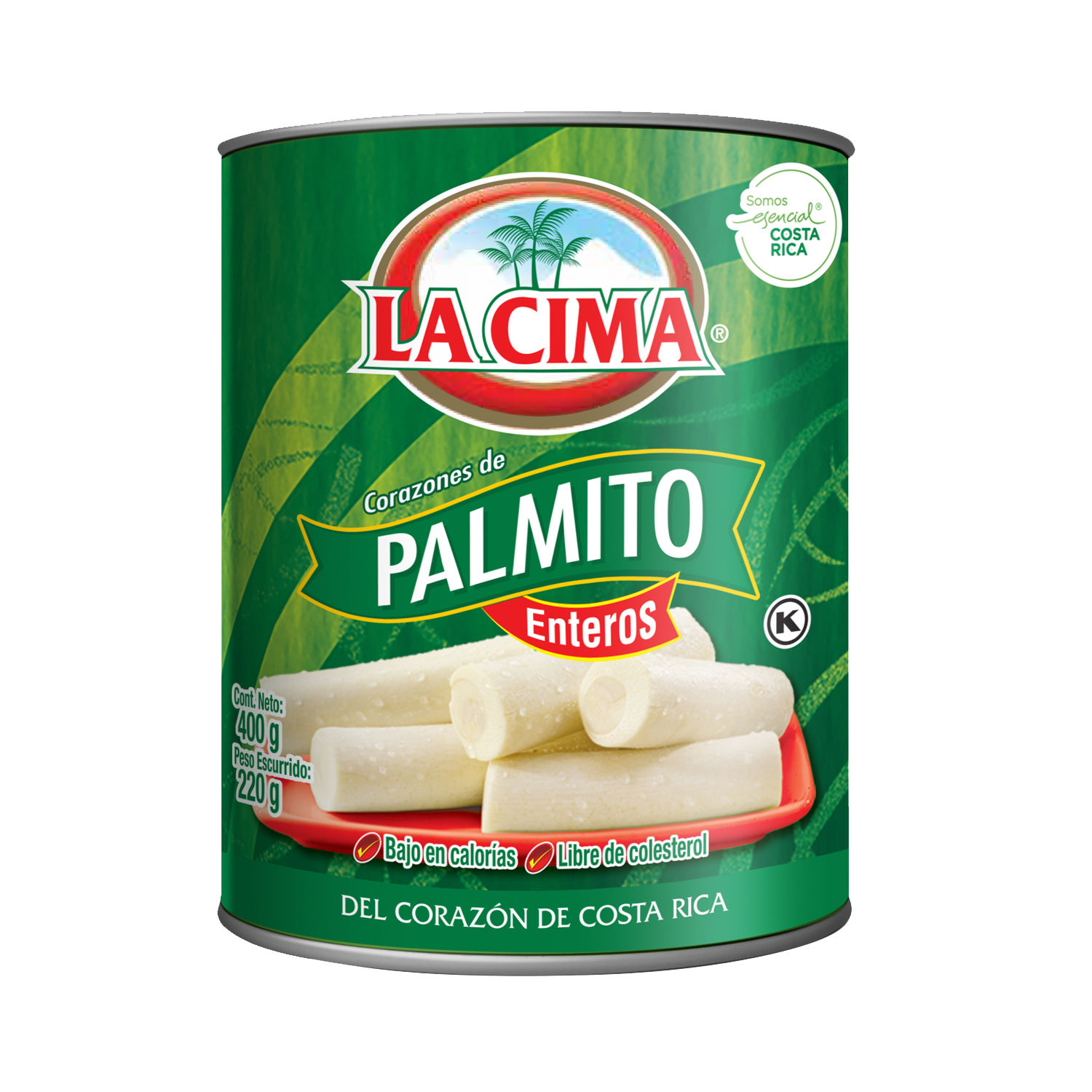 Palmito Entero La Cima Lata 400 G | Auto Mercado