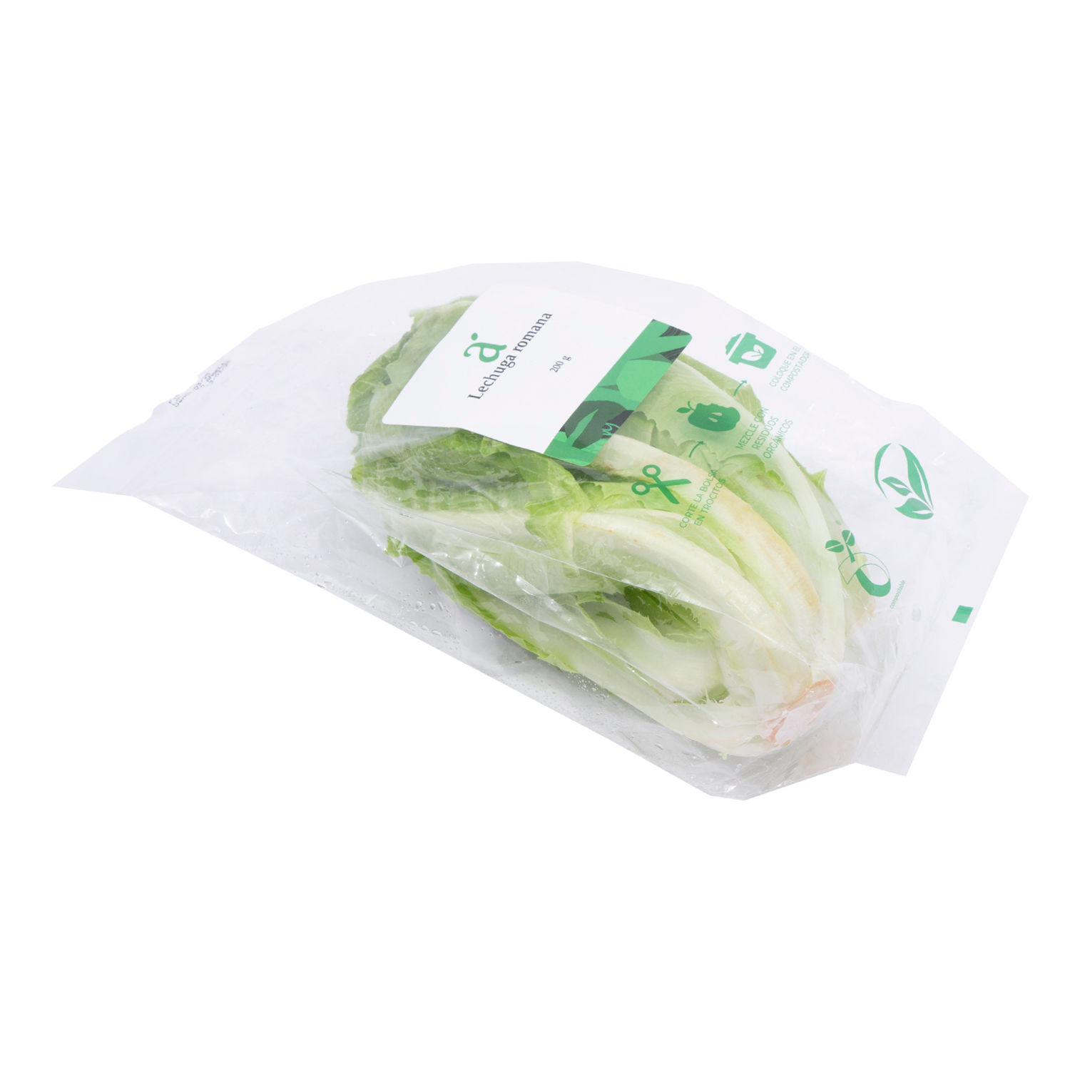 Ensalada Lechuga Romana Auto Mercado Paquete 200 G | Auto Mercado