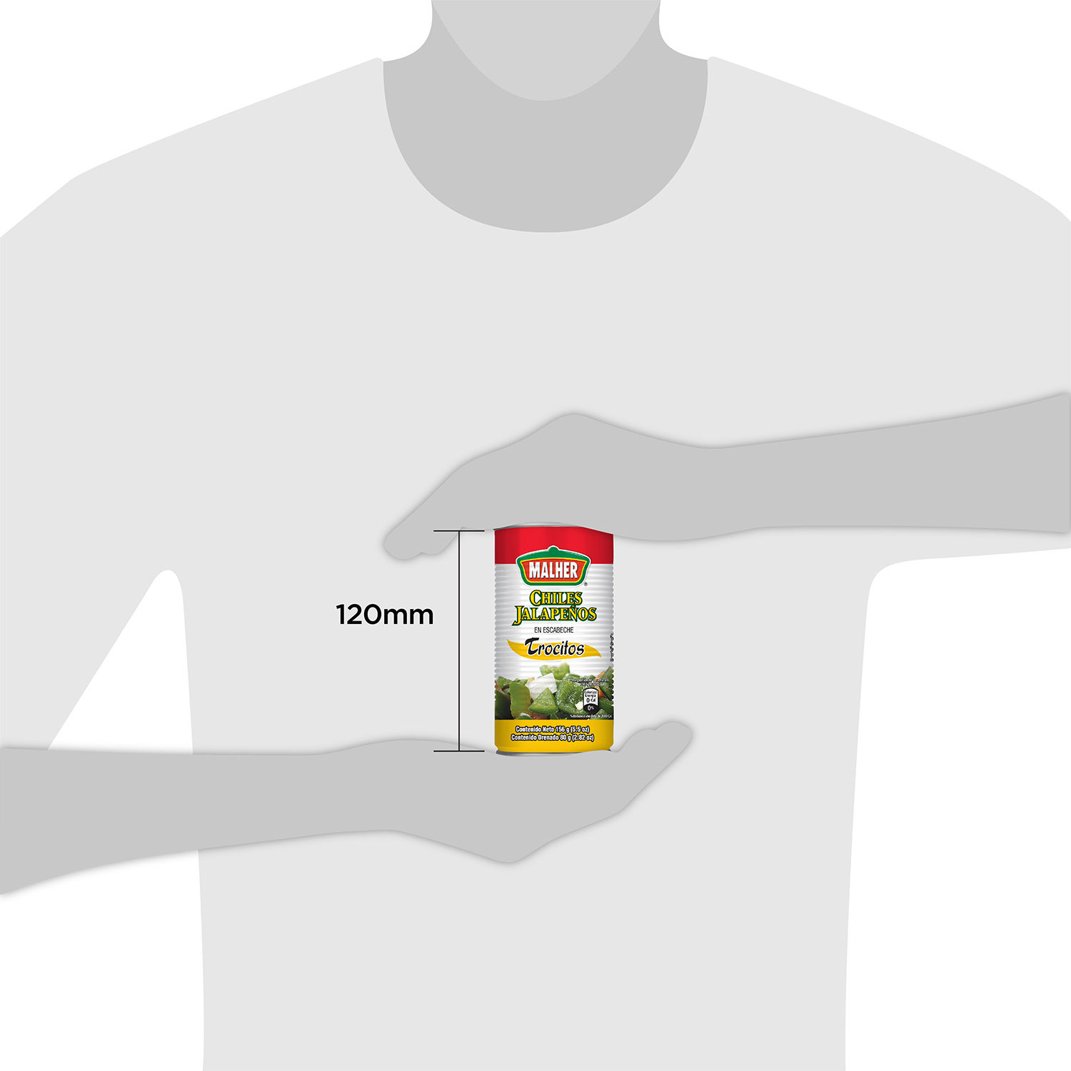 Chile Trocitos Jalapeño Malher Lata 156 G | Auto Mercado