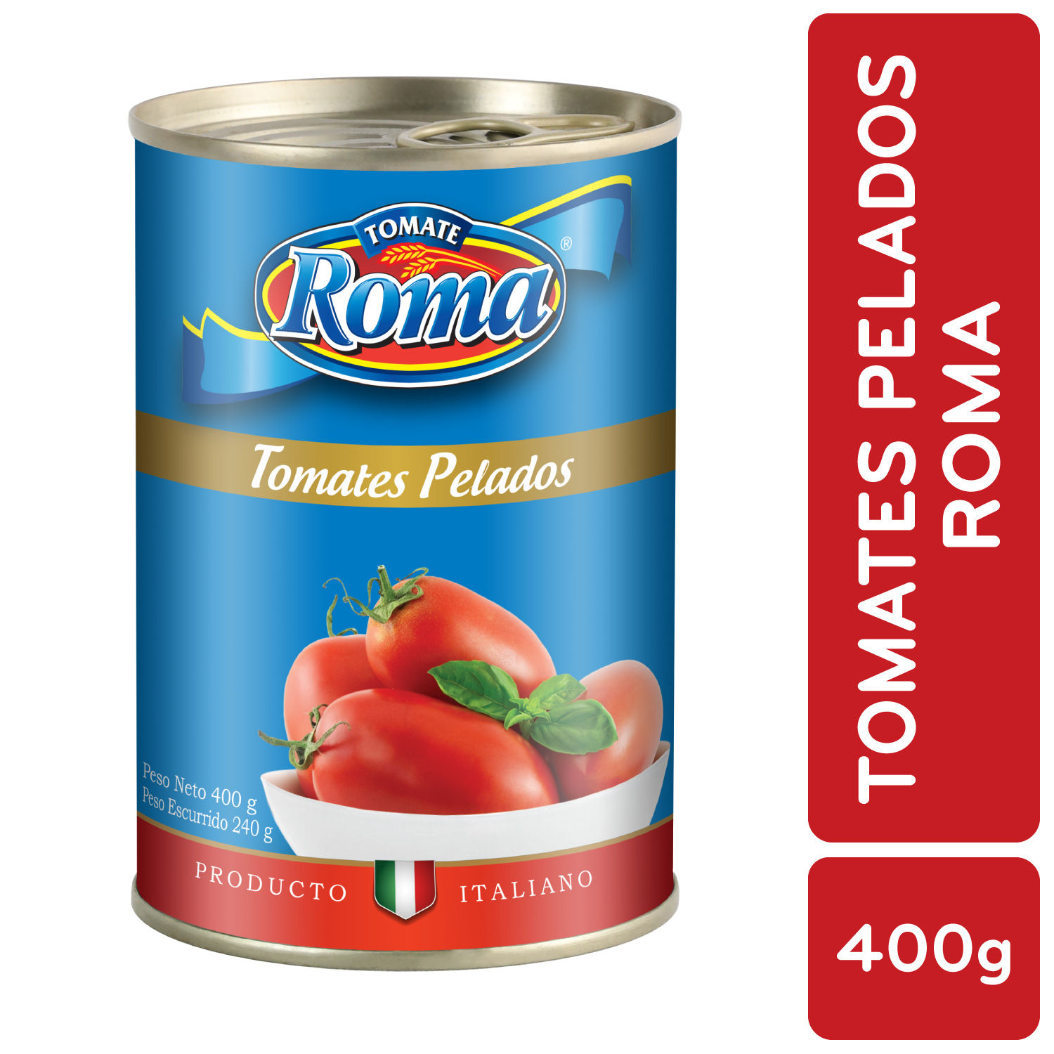 Tomate Pelado Roma Lata 400 G | Auto Mercado