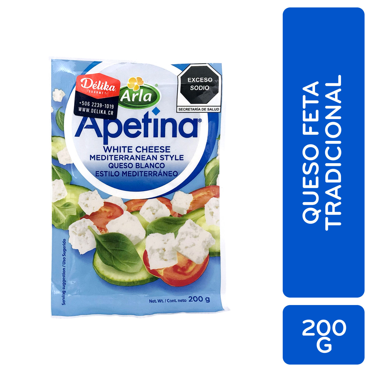 Queso Feta Tradicional Arla Food Paquete 200 G | Auto Mercado