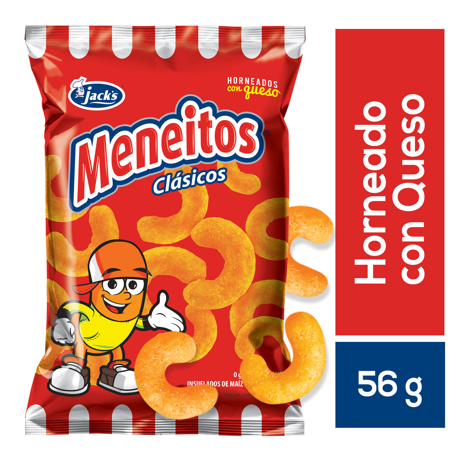 Bocadillo Meneito Queso Jacks Paquete 56 G | Auto Mercado