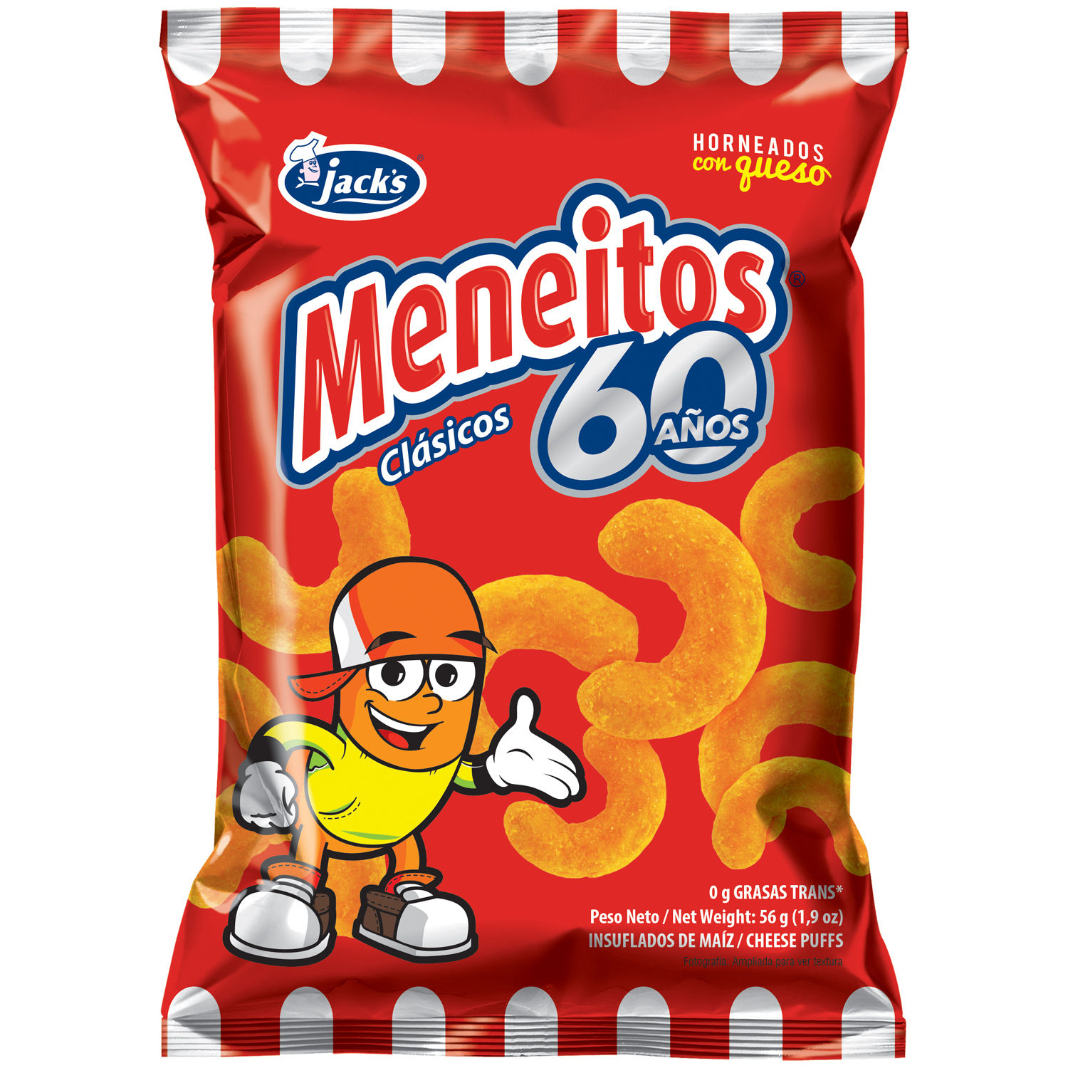 Bocadillo Meneito Queso Jacks Paquete 56 G | Auto Mercado