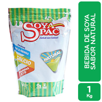 Bebida Polvo Soya Natural Soya Pac Paquete 1000 G | Auto Mercado