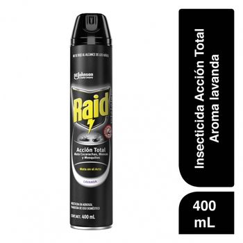 Insecticida Aerosol Multinsecto Total Raid Lata 400 Ml | Auto Mercado
