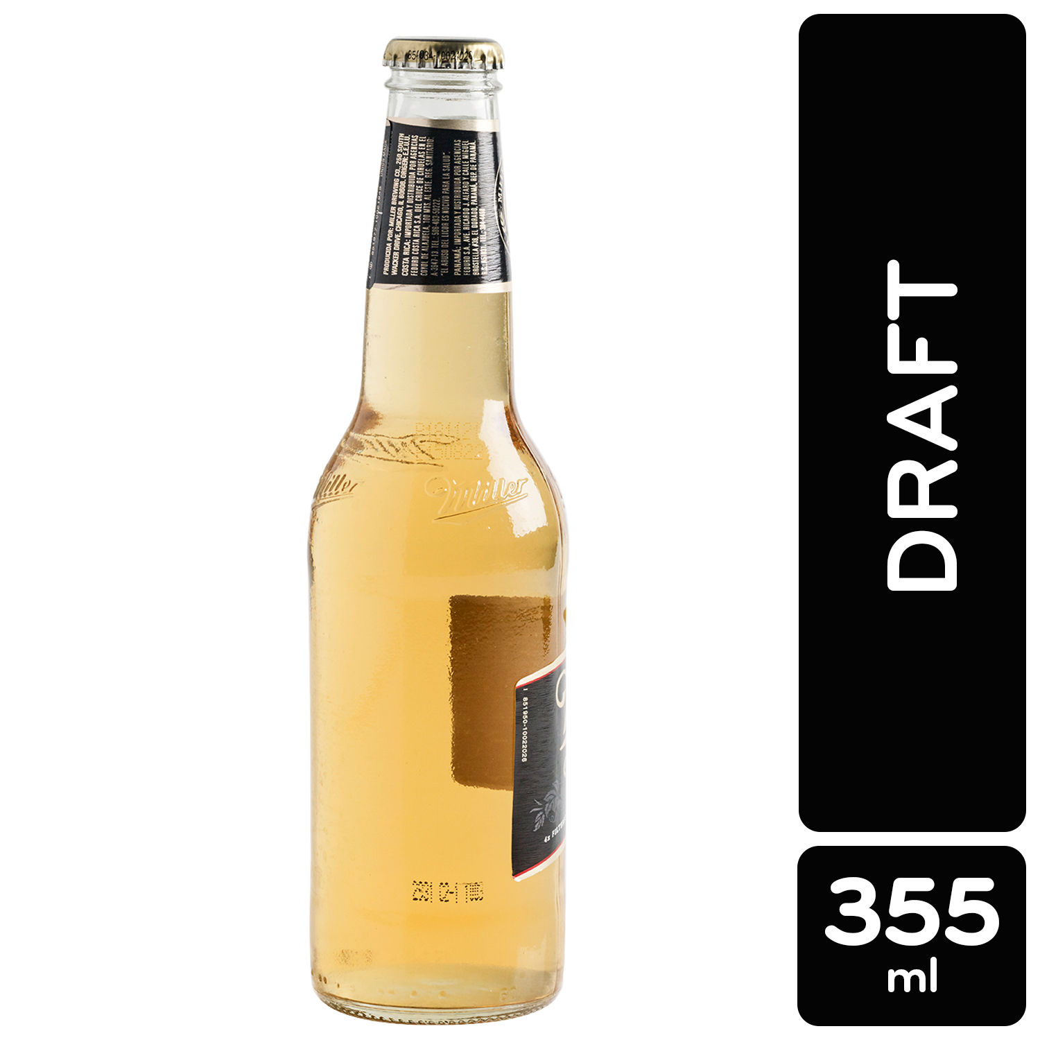 Cerveza Importada Draft Usa Miller Botella 355 Ml | Auto Mercado