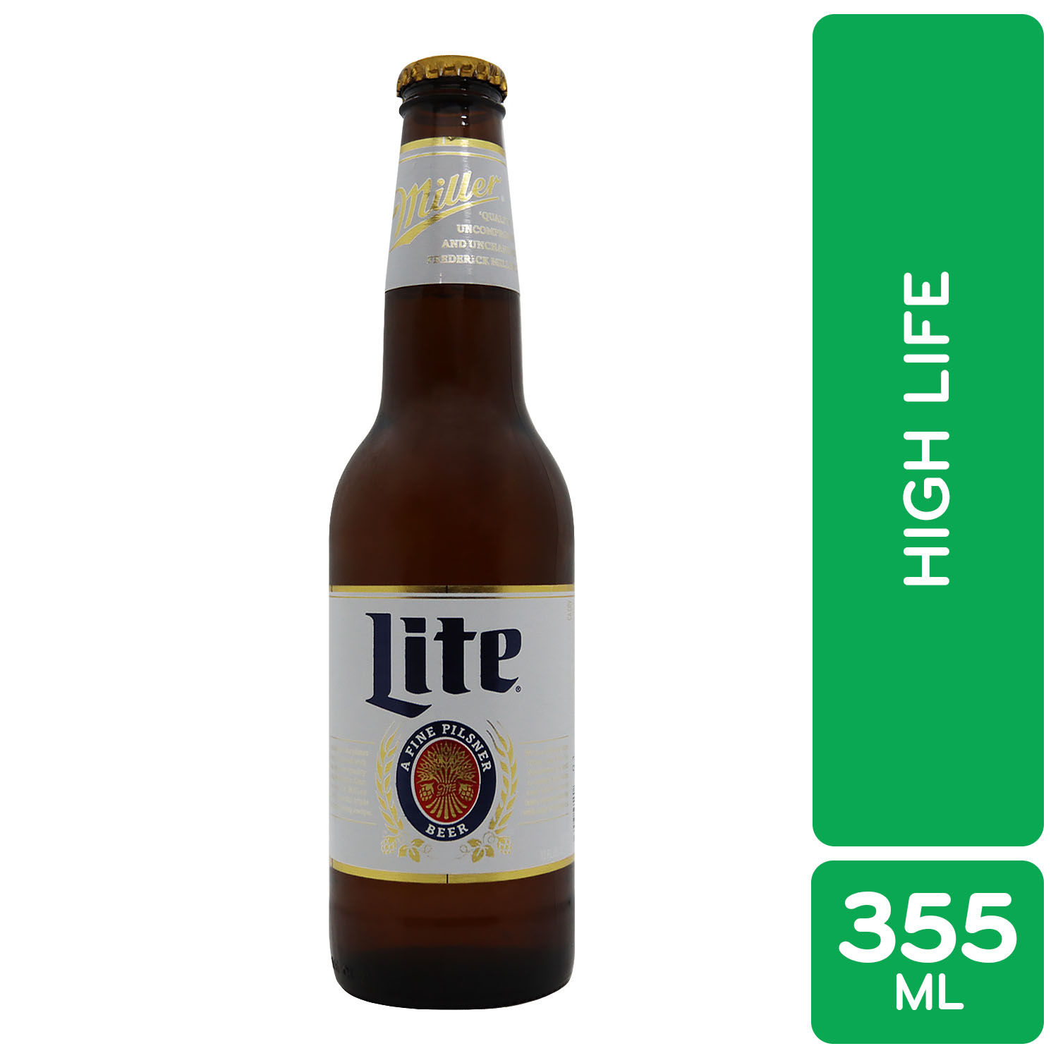Cerveza Importada Lite Usa Miller Botella 355 Ml | Auto Mercado