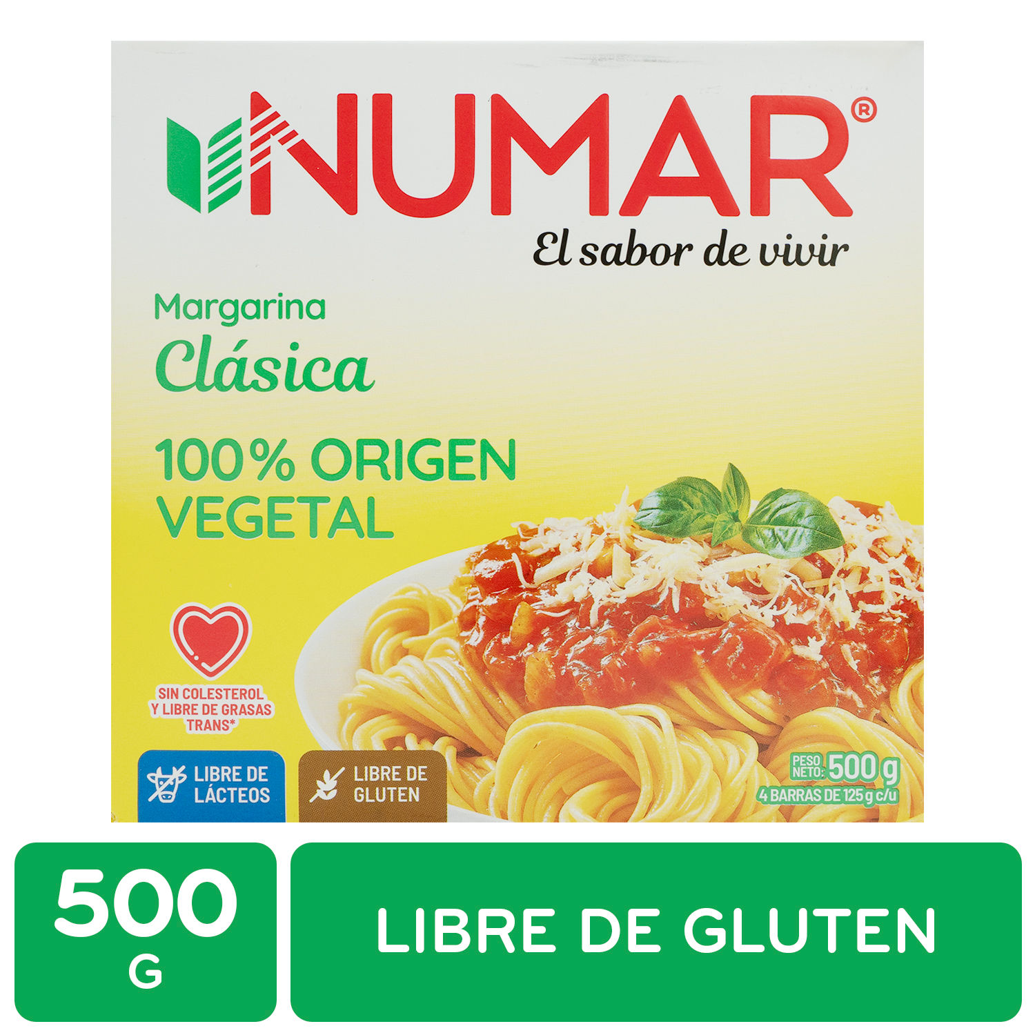 Margarina Barra Clasica 4 U Numar | Auto Mercado