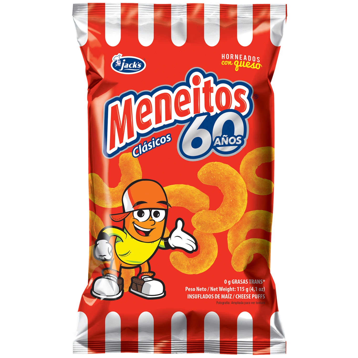 Bocadillo Meneito Queso Jacks Paquete 115 G | Auto Mercado