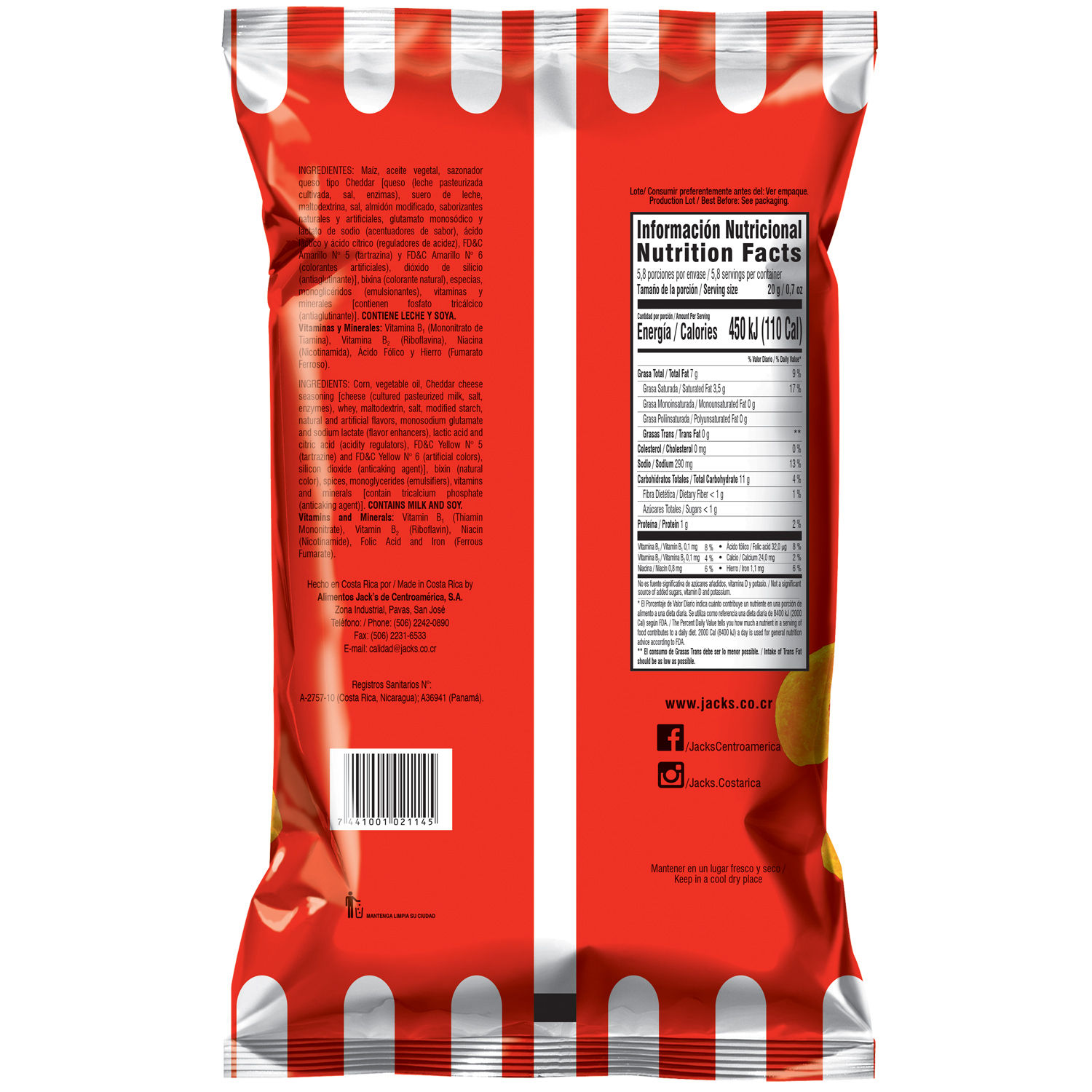 Bocadillo Meneito Queso Jacks Paquete 115 G | Auto Mercado