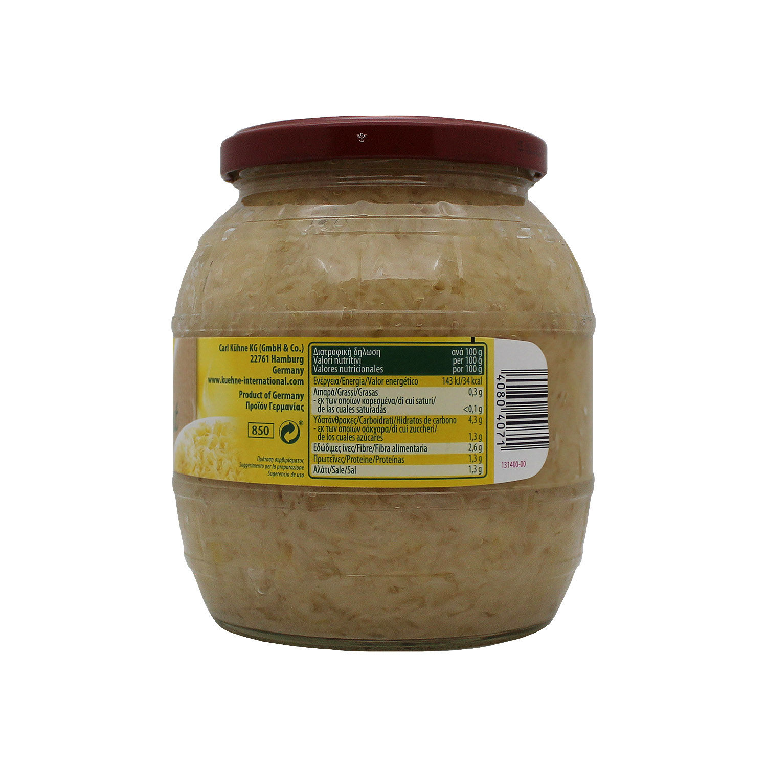 Repollo Agrio Kuhne Frasco 810 G | Auto Mercado