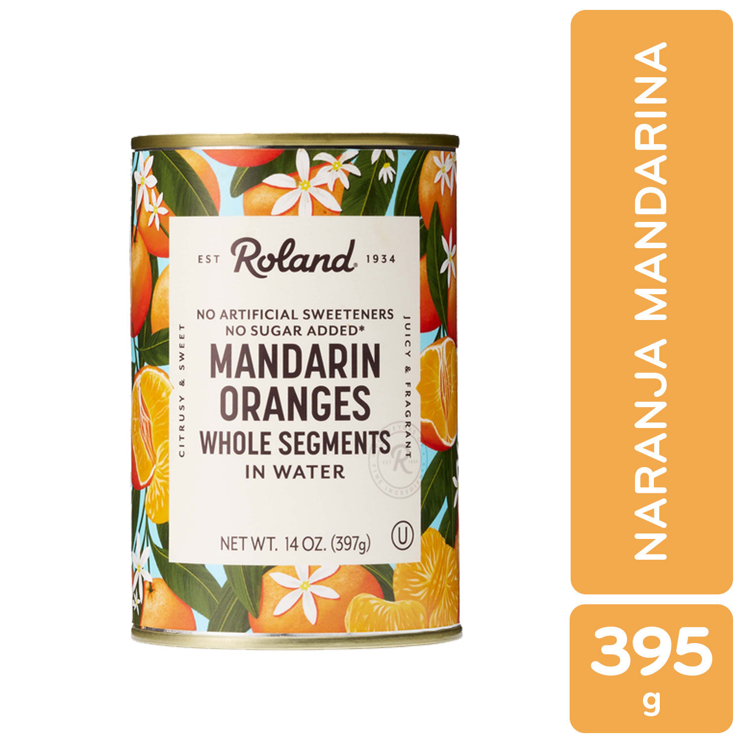 Mandarina En Agua Roland Lata 397 G | Auto Mercado