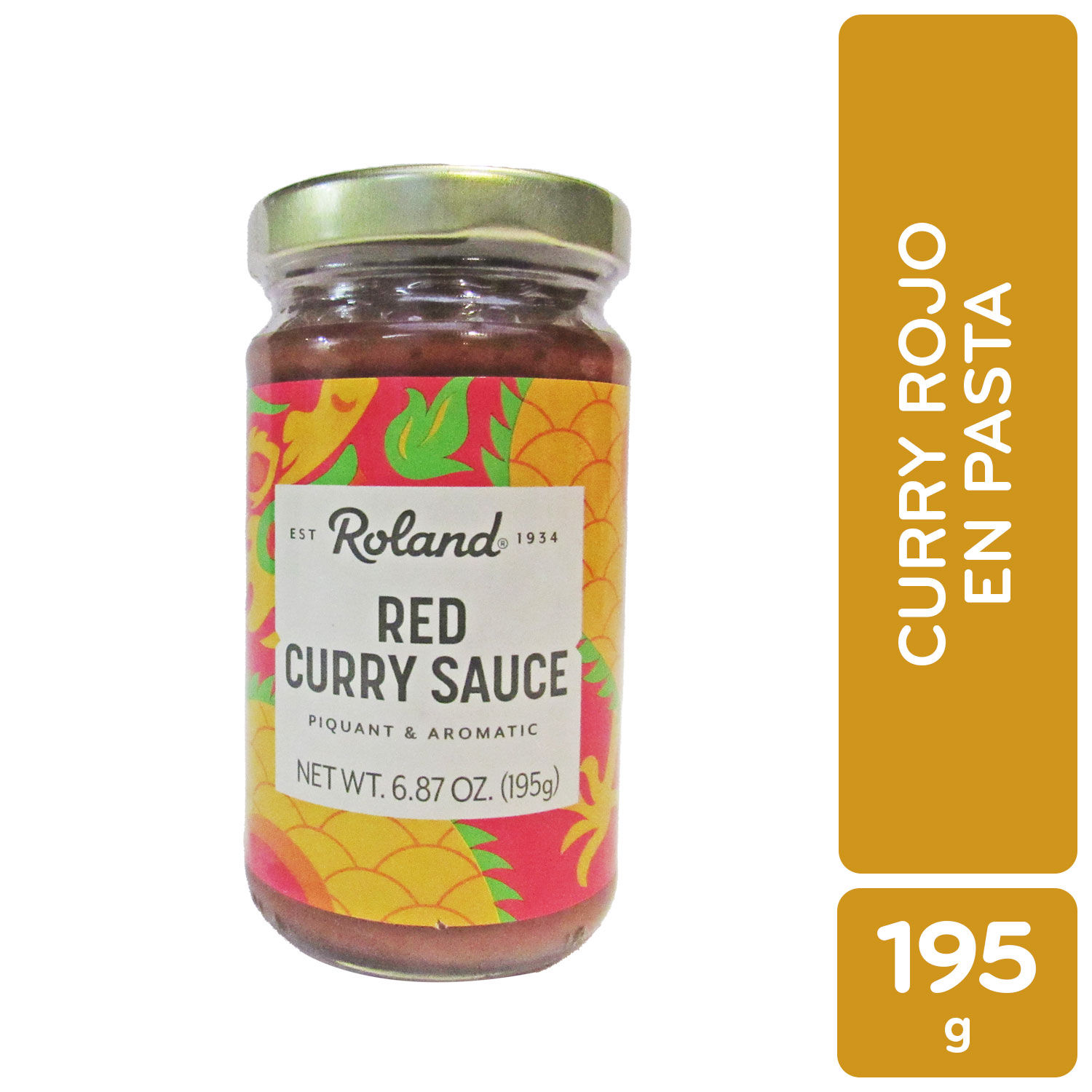 Curry Rojo Pasta Roland Envase 195 G | Auto Mercado