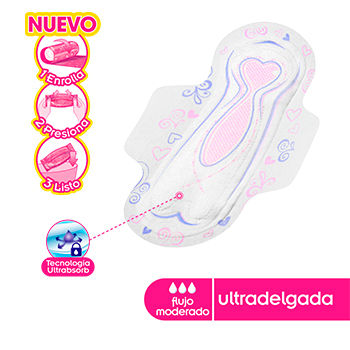 Toalla Intima Invisible Con Alas Saba Paquete 14 Unid | Auto Mercado