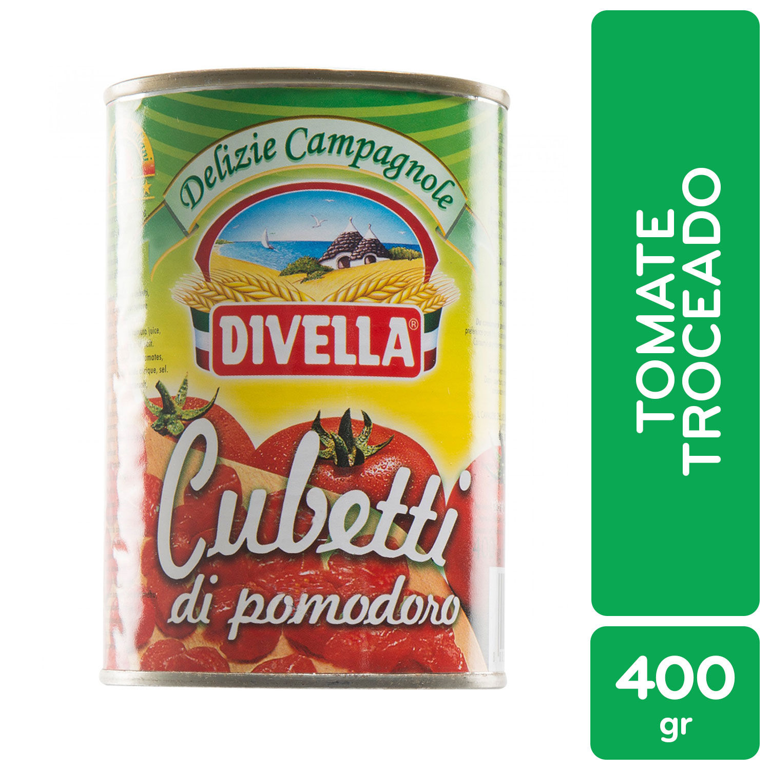 Tomate Troceado Divella Lata 400 G | Auto Mercado