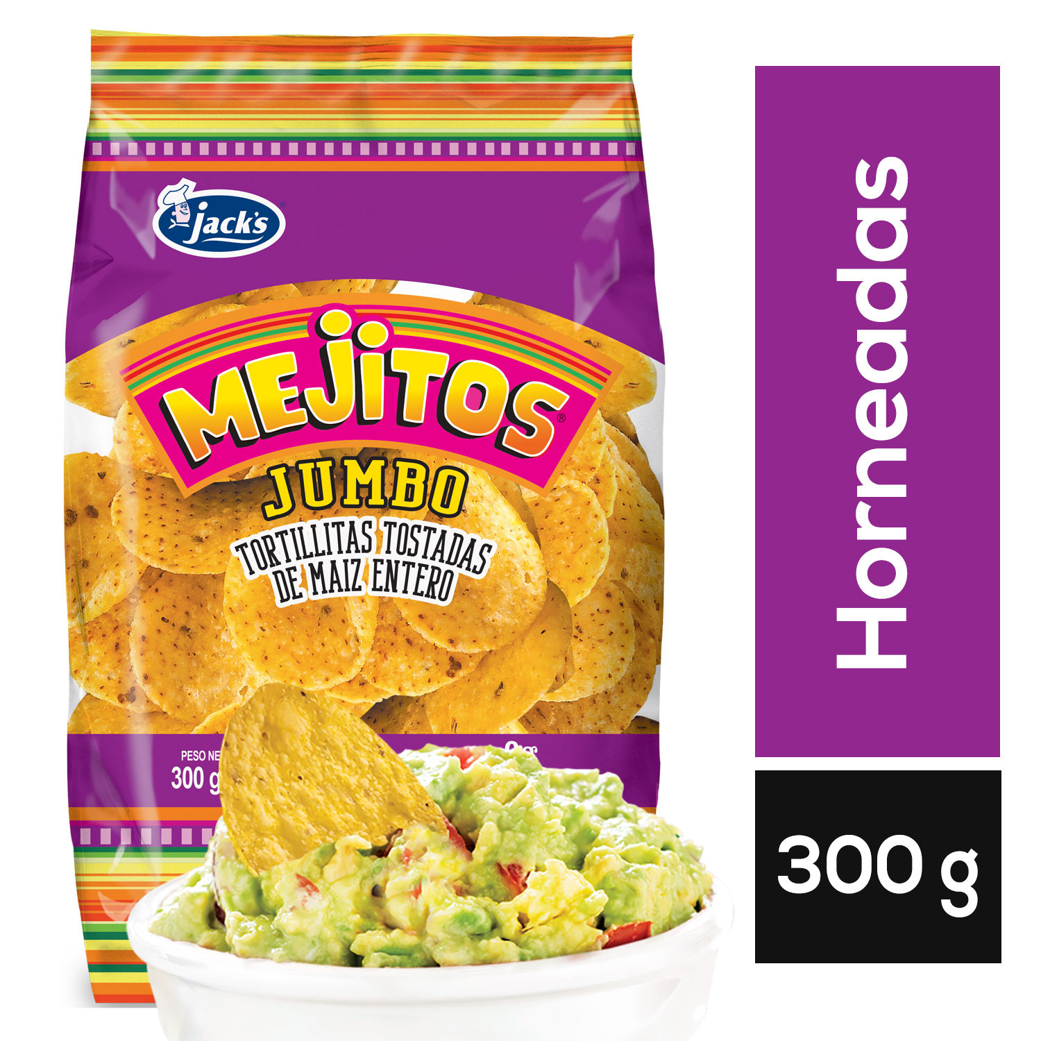 Tortilla Maiz Mejitos Jumbo Jacks Paquete 300 G | Auto Mercado