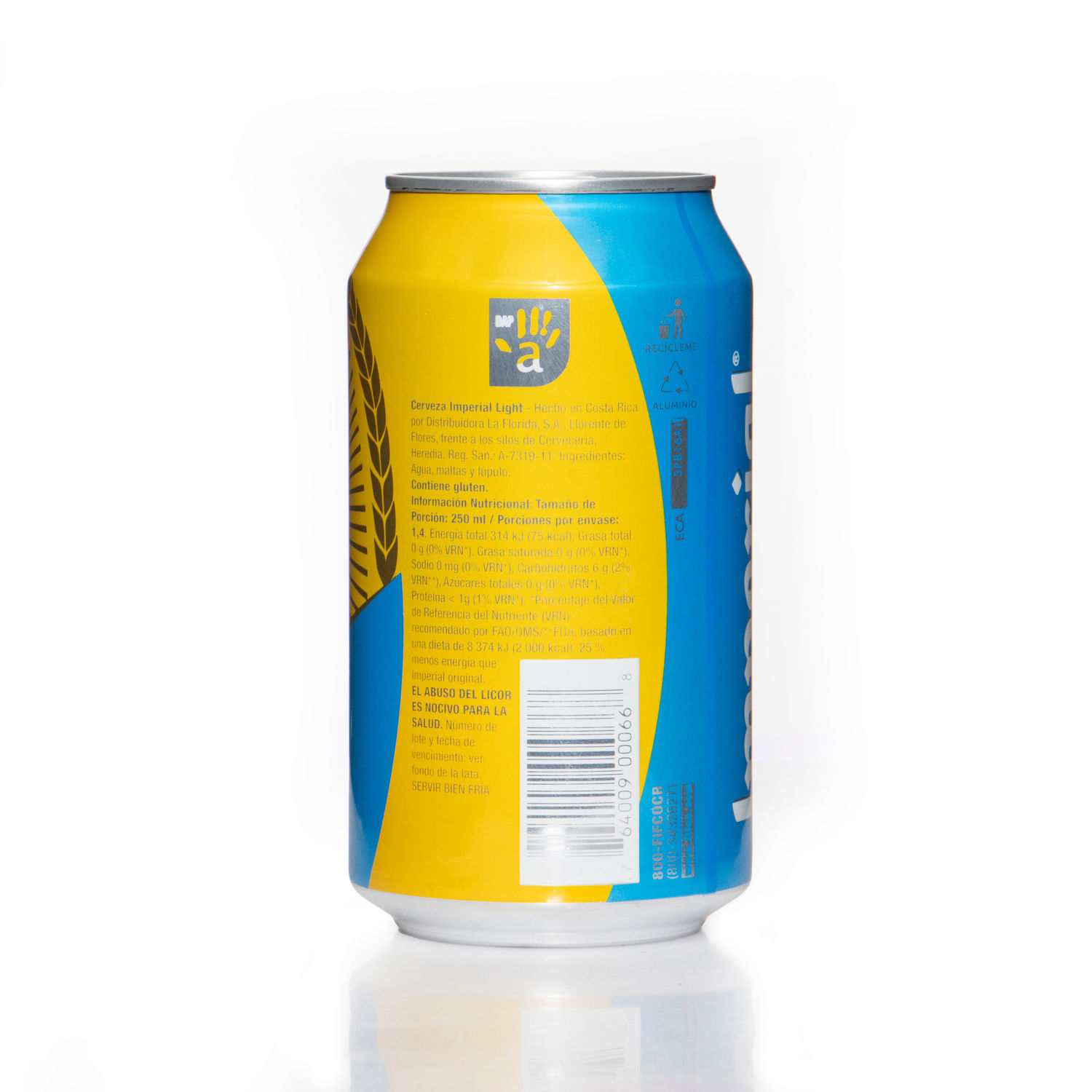 Cerveza Nacional Light Costa Rica Imperial Lata 350 Ml | Auto Mercado