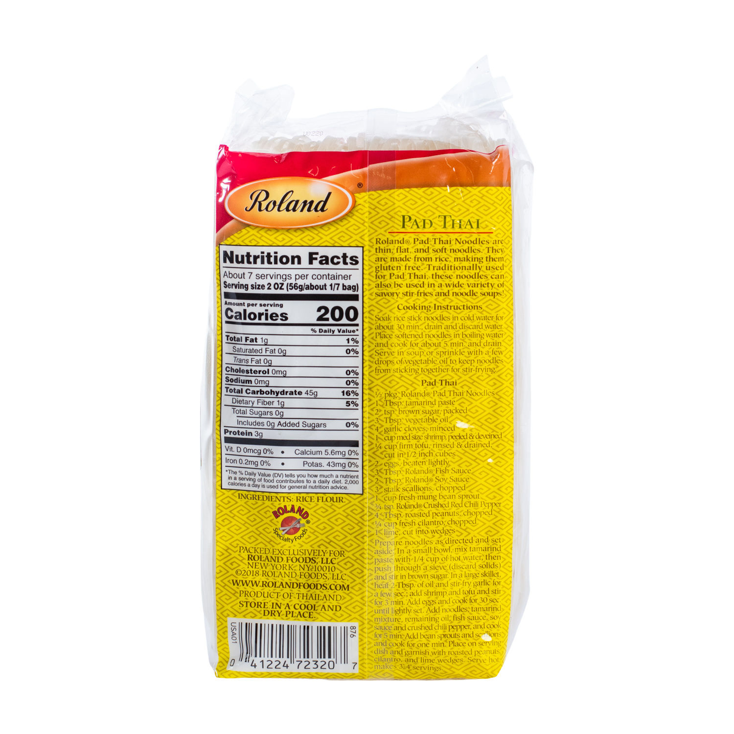 Pasta Alimenticia Oriental Arroz Roland Paquete 400 G | Auto Mercado