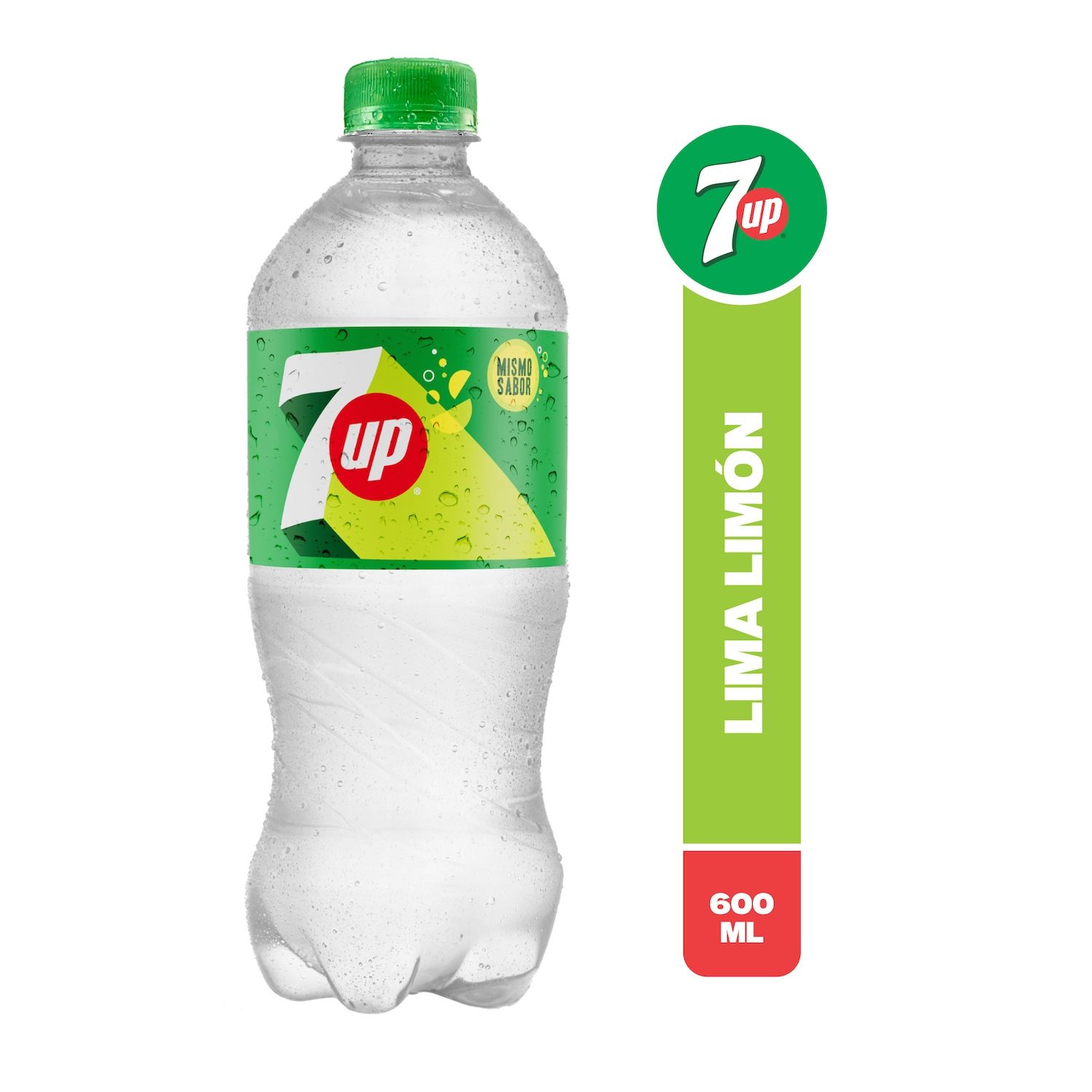 Bebida Gaseosa Regular Sabor Limón 7 Up Botella 600 Ml | Auto Mercado