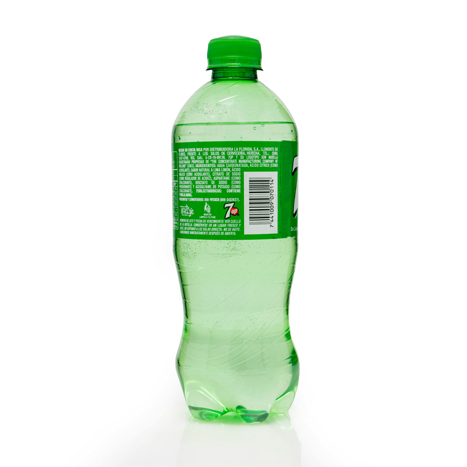 Bebida Gaseosa Regular Sabor Limón 7 Up Botella 600 Ml | Auto Mercado