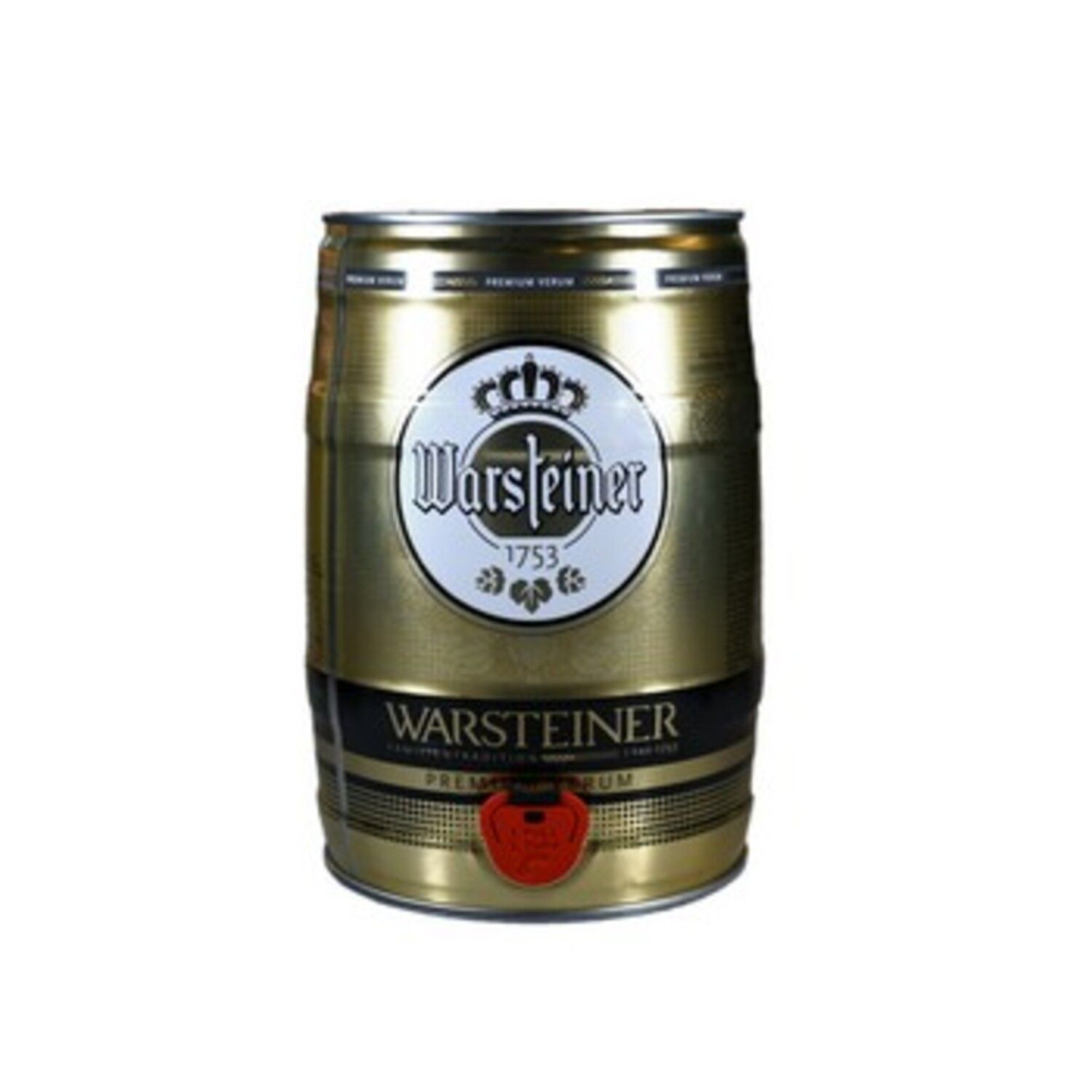Cerveza Importada Barril Alemania Warsteiner Lata 5000 Ml | Auto Mercado