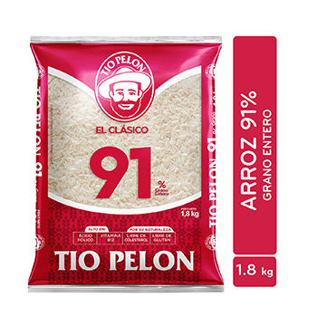 Arroz Blanco 91% Tio Pelon Paquete 1800 G | Auto Mercado