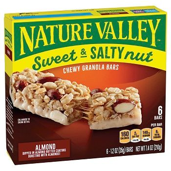 Barra Granola Almendra Nature Valley Caja 204 G | Auto Mercado