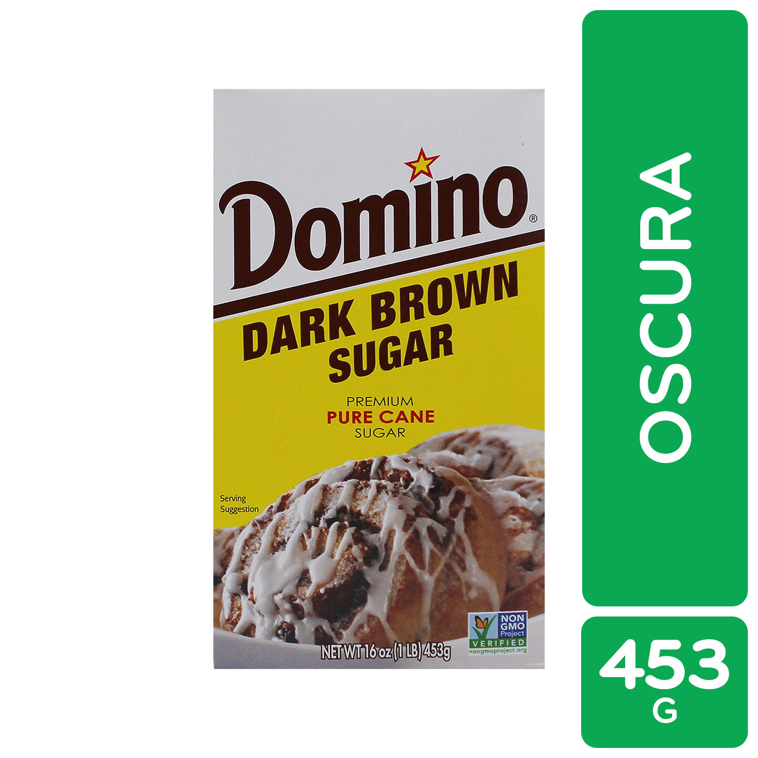 Azucar Moreno Oscuro Domino Caja 453 G | Auto Mercado