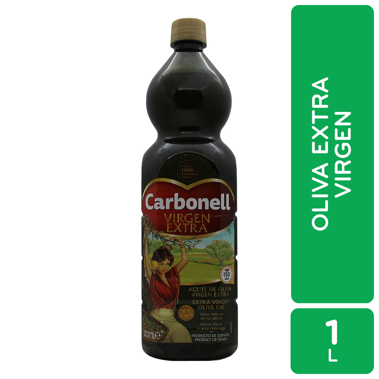 Aceite Oliva Extra Virgen Carbonell Botella 1000 Ml | Auto Mercado