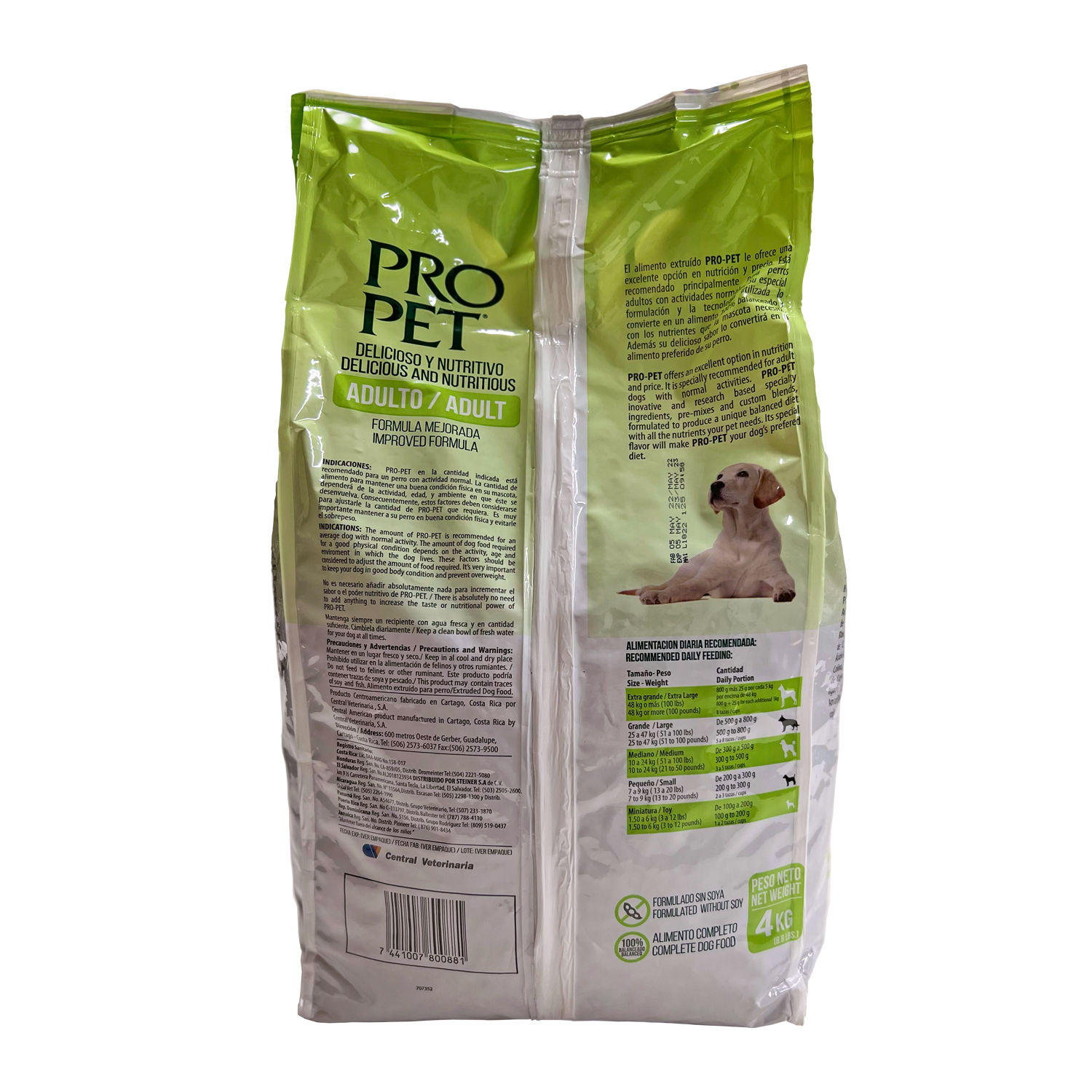 Alimento Perro Seco Adulto Pro Pet Bolsa 4 Kg | Auto Mercado