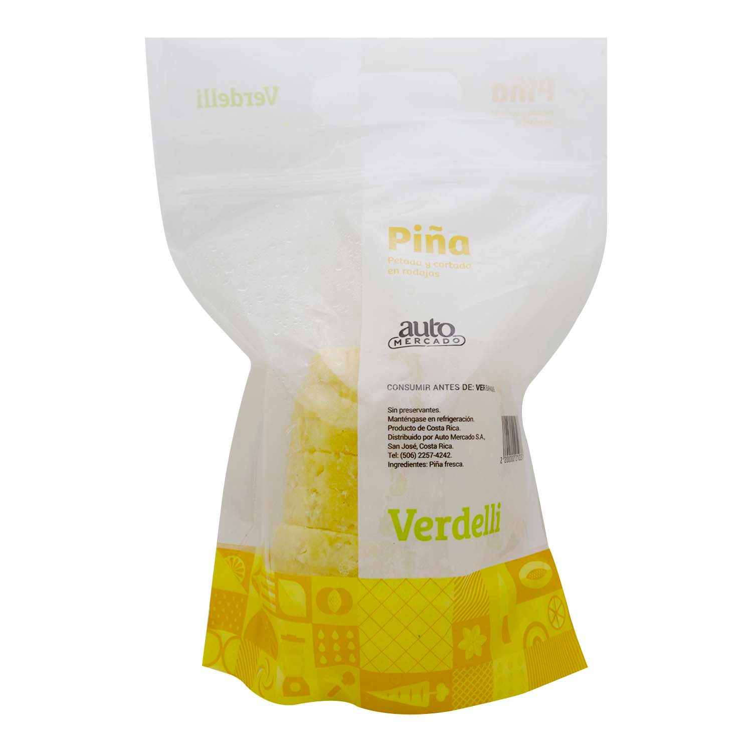 Piña Pelada Auto Mercado Unid | Auto Mercado