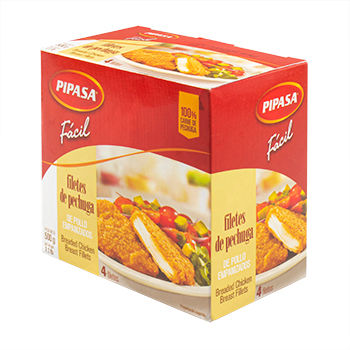 Pechuga Pollo Empanizado Filete Pipasa Caja 500 G | Auto Mercado