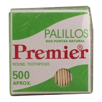 Palillos Para Dientes Premier Caja 500 Unid | Auto Mercado