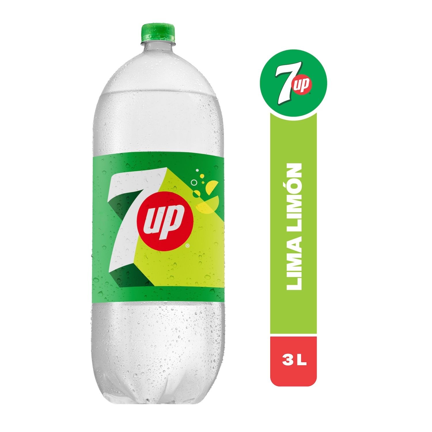 Bebida Gaseosa Regular Sabor Limón 7 Up Botella 3000 Ml | Auto Mercado