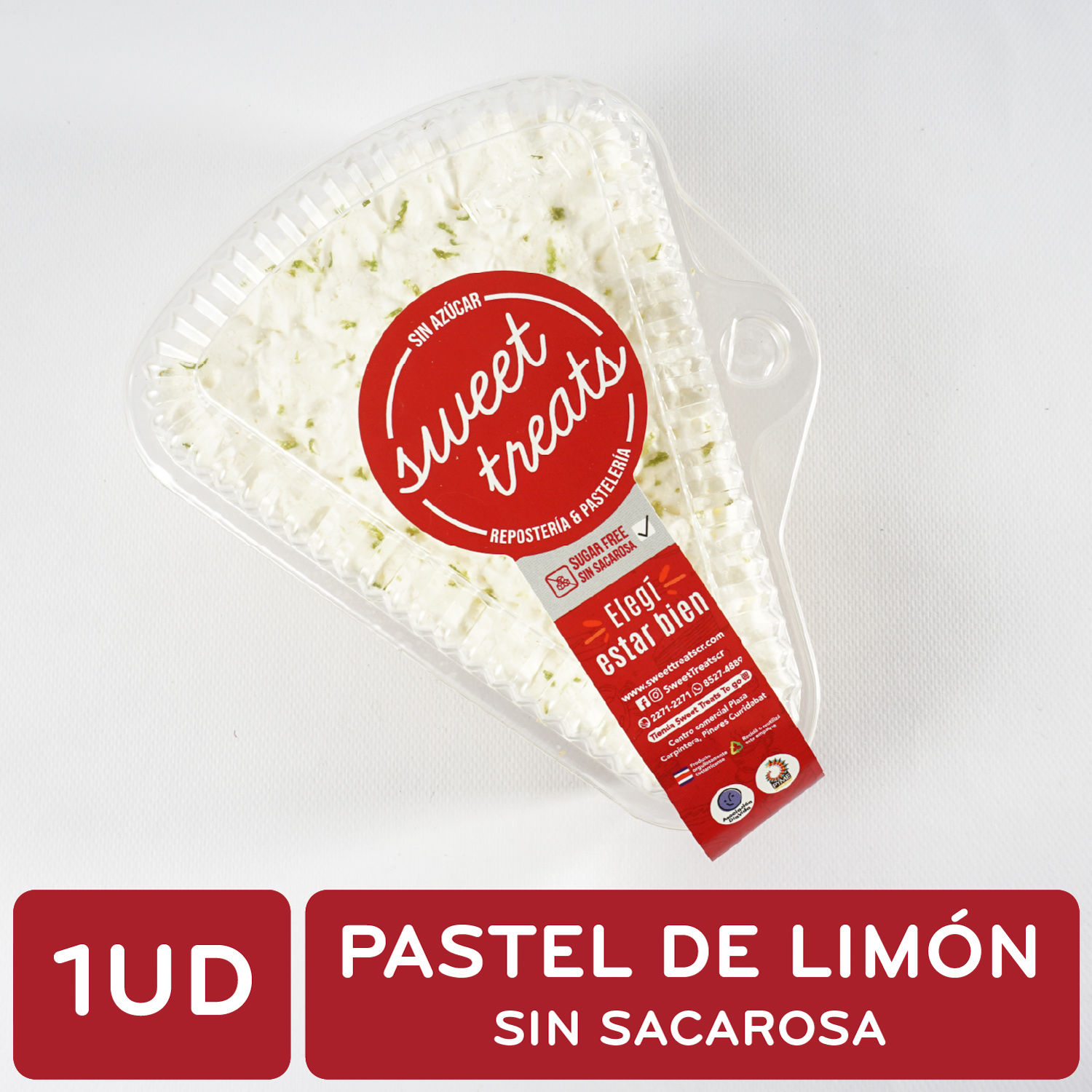 Pastel Limón Sin Azúca Sweet Treats Unid | Auto Mercado