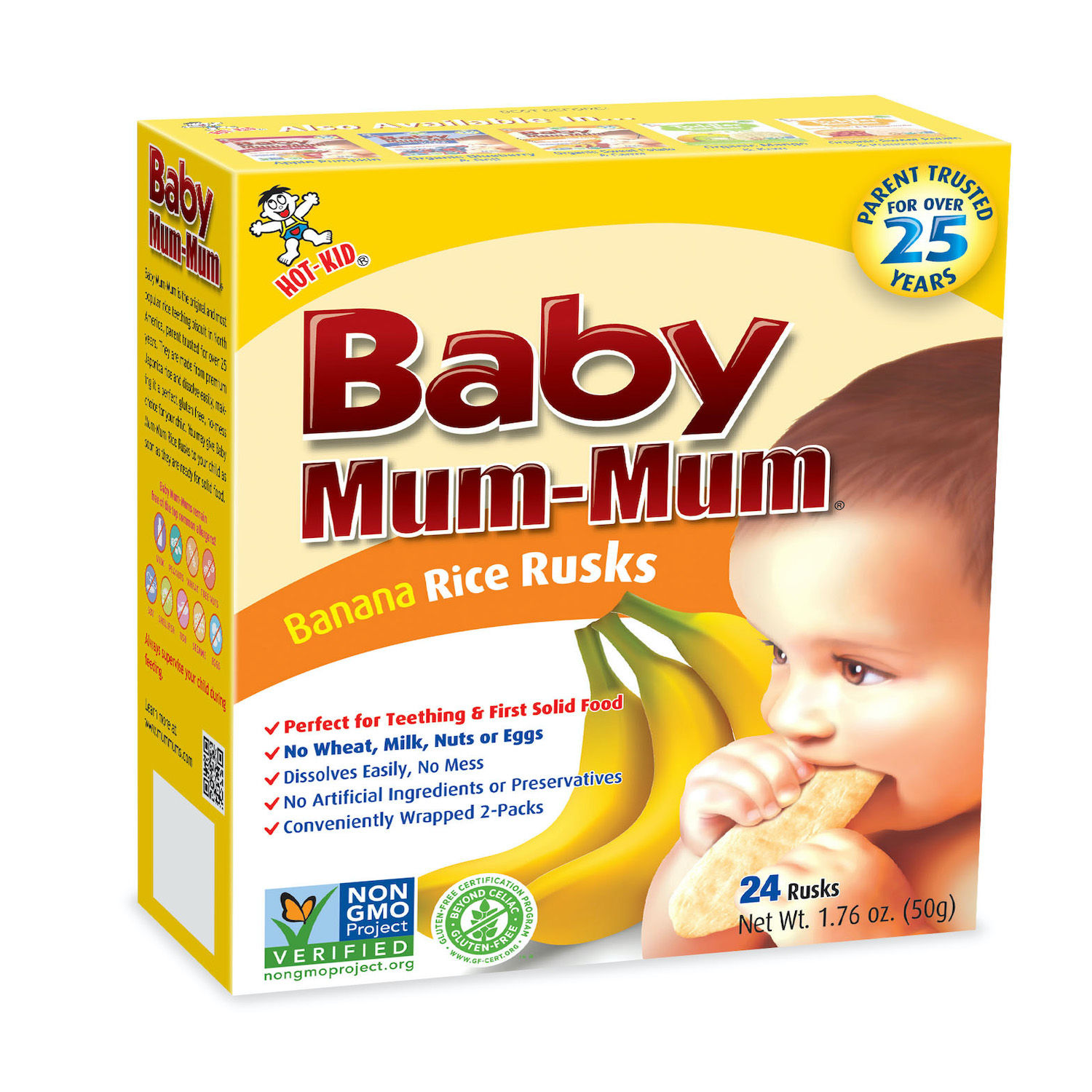 Galleta Banano Mum-mun Caja 50 G | Auto Mercado