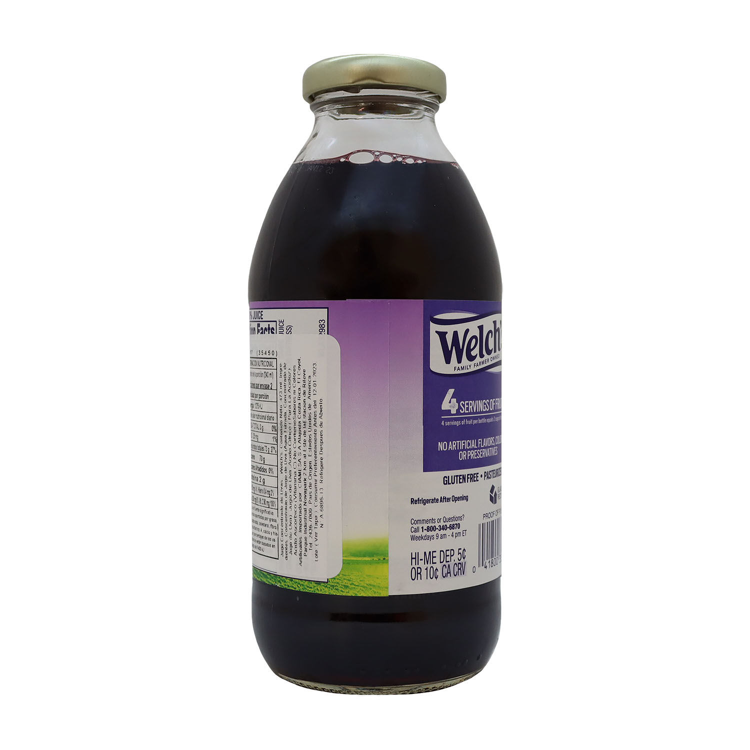 Bebida Jugo Uva Concentrado Welch's Botella 473 Ml | Auto Mercado