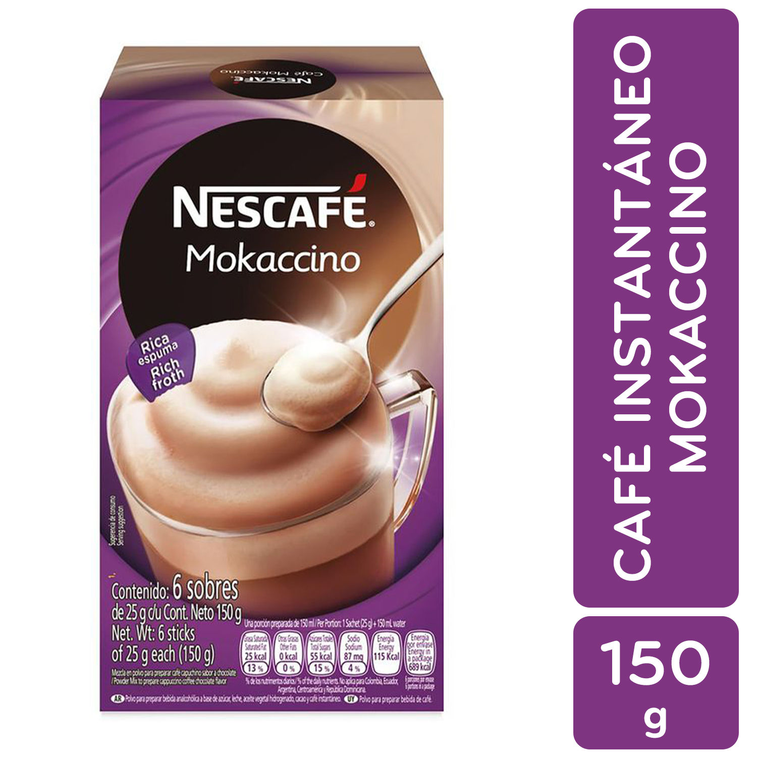 Cafe Instantaneo Mocaccino Nescafe Caja 150 G | Auto Mercado