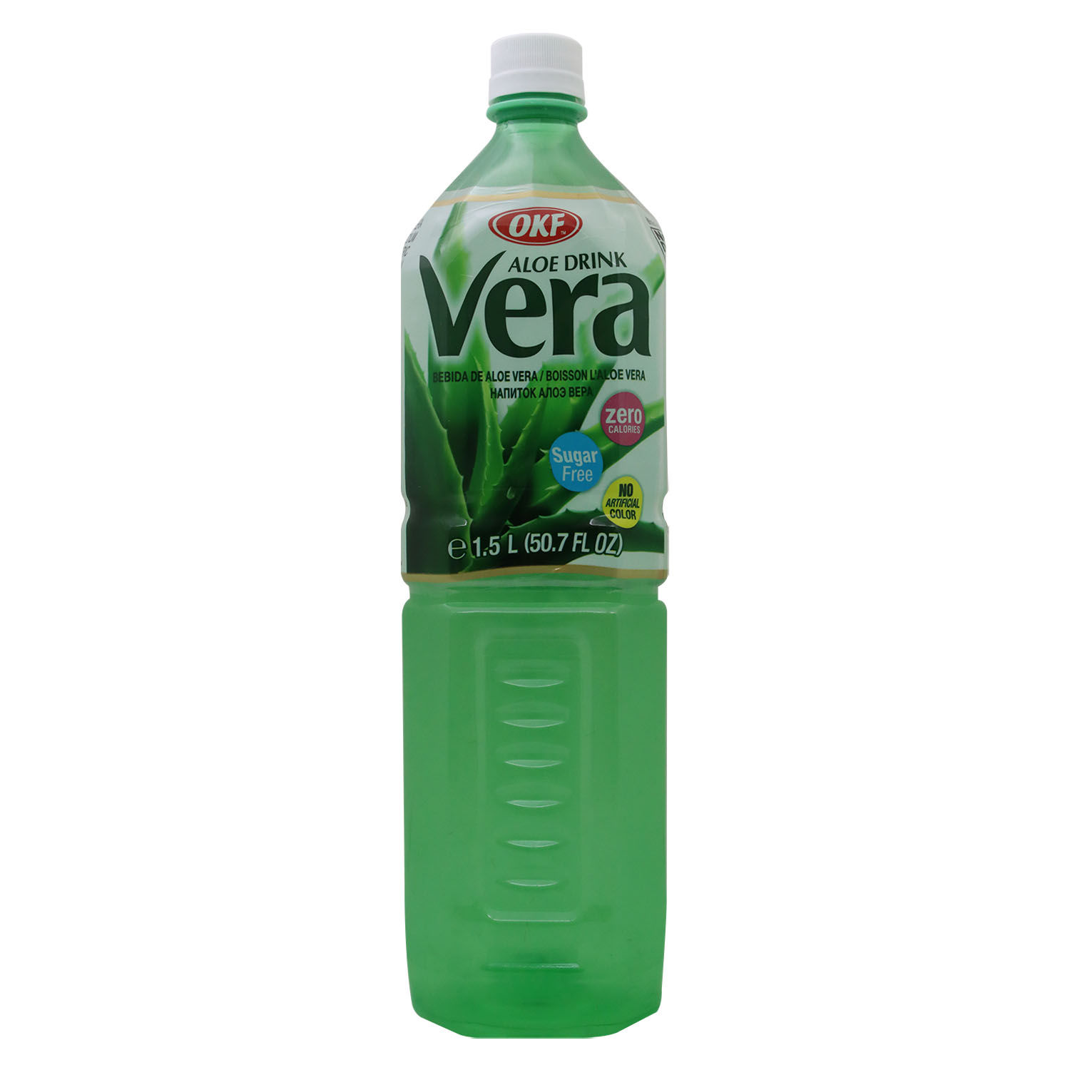 Bebida Aloe Vera Sin Azúcar Okf Botella 1500 Ml | Auto Mercado