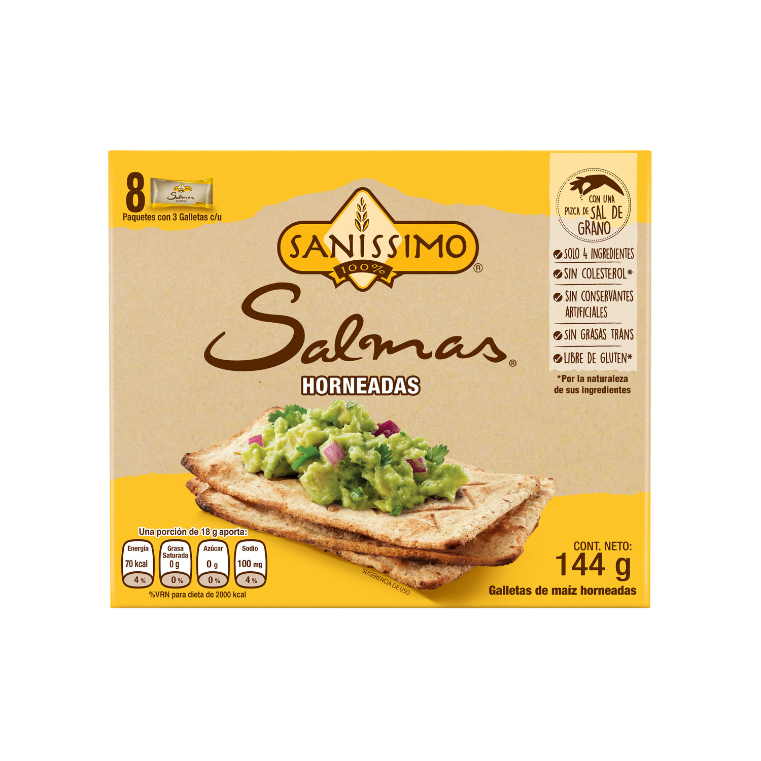 Tortillas Maiz Tostadas Sanissimo Caja 140 G | Auto Mercado