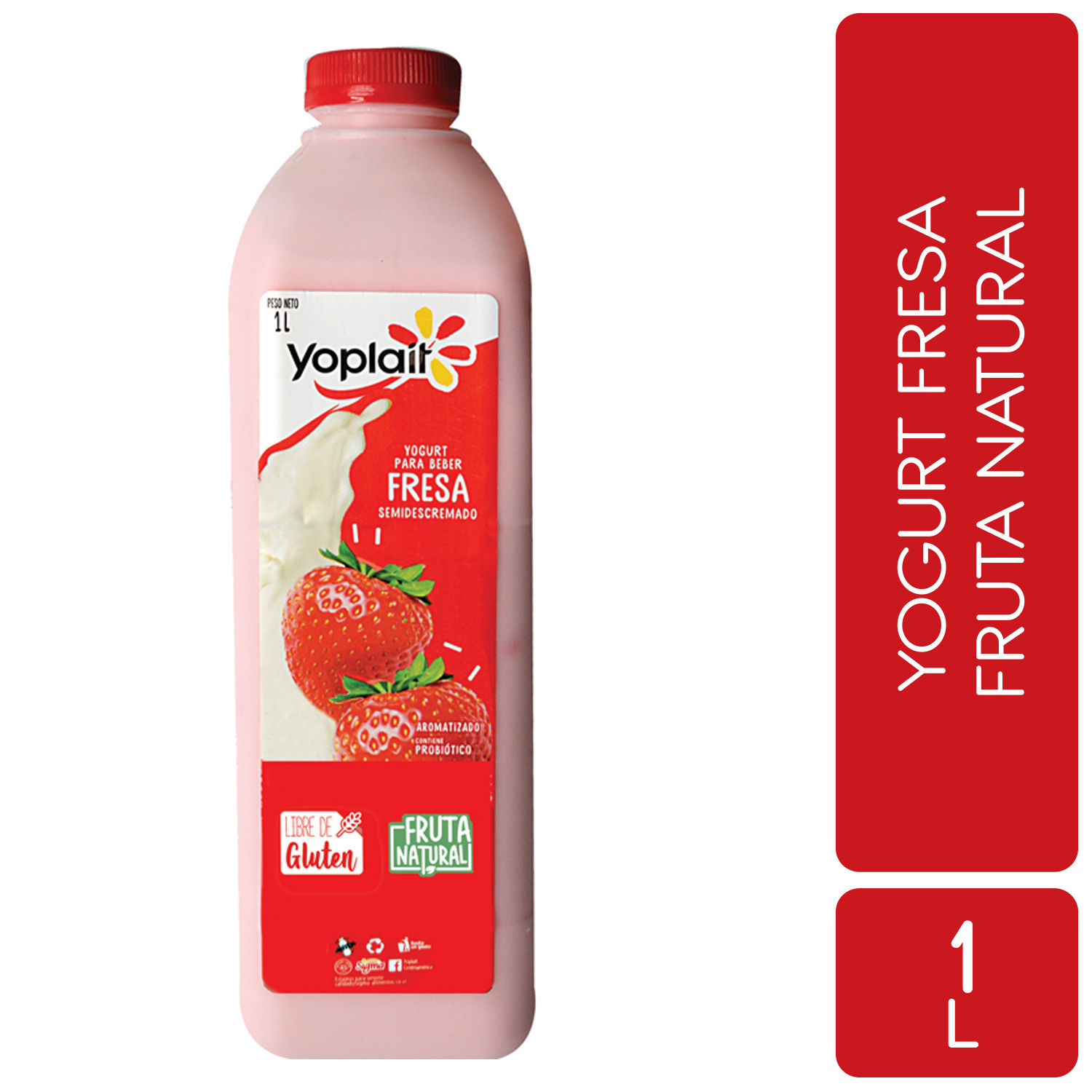 Yogurt Liquido Fresa Yoplait Envase 1000 Ml | Auto Mercado