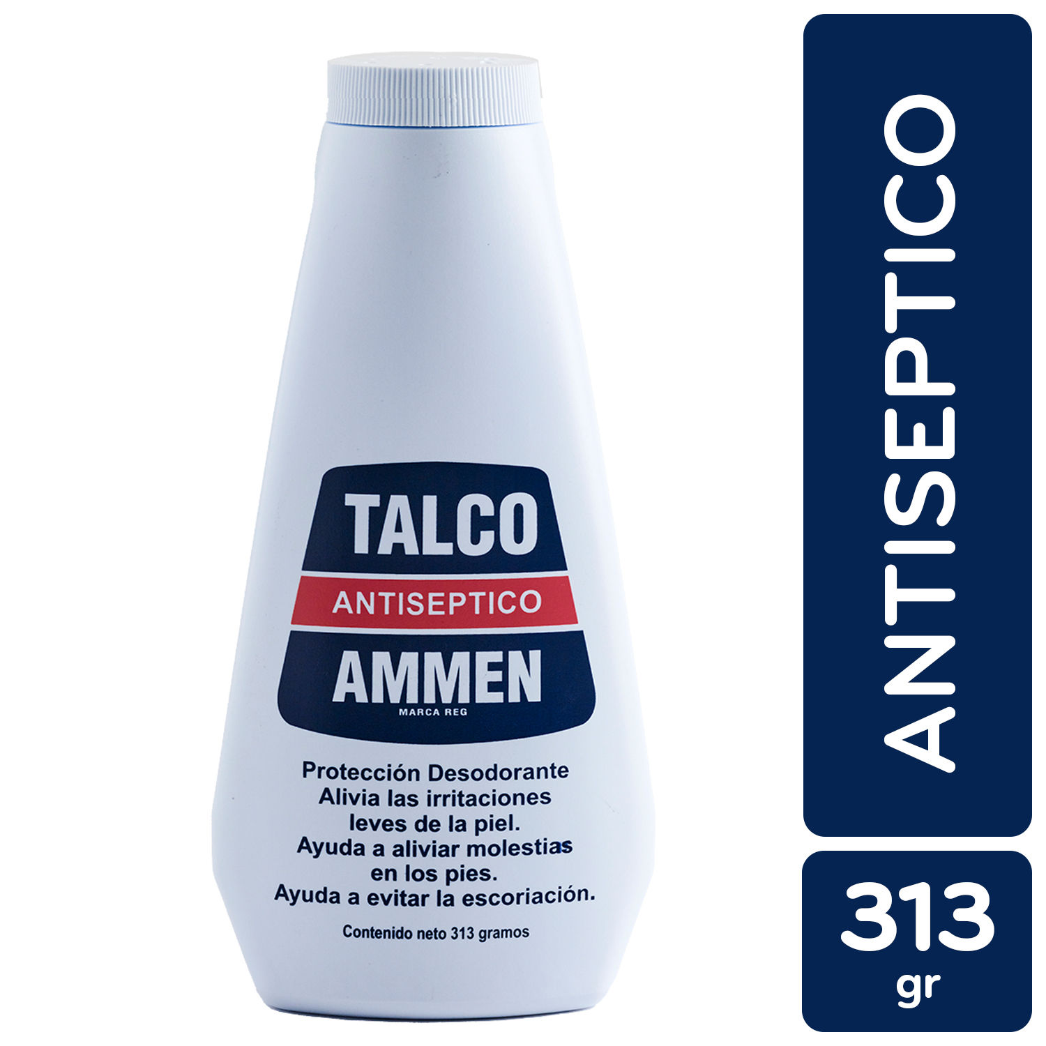 Talco Polvo Medicado Original Ammen Envase 313 G | Auto Mercado
