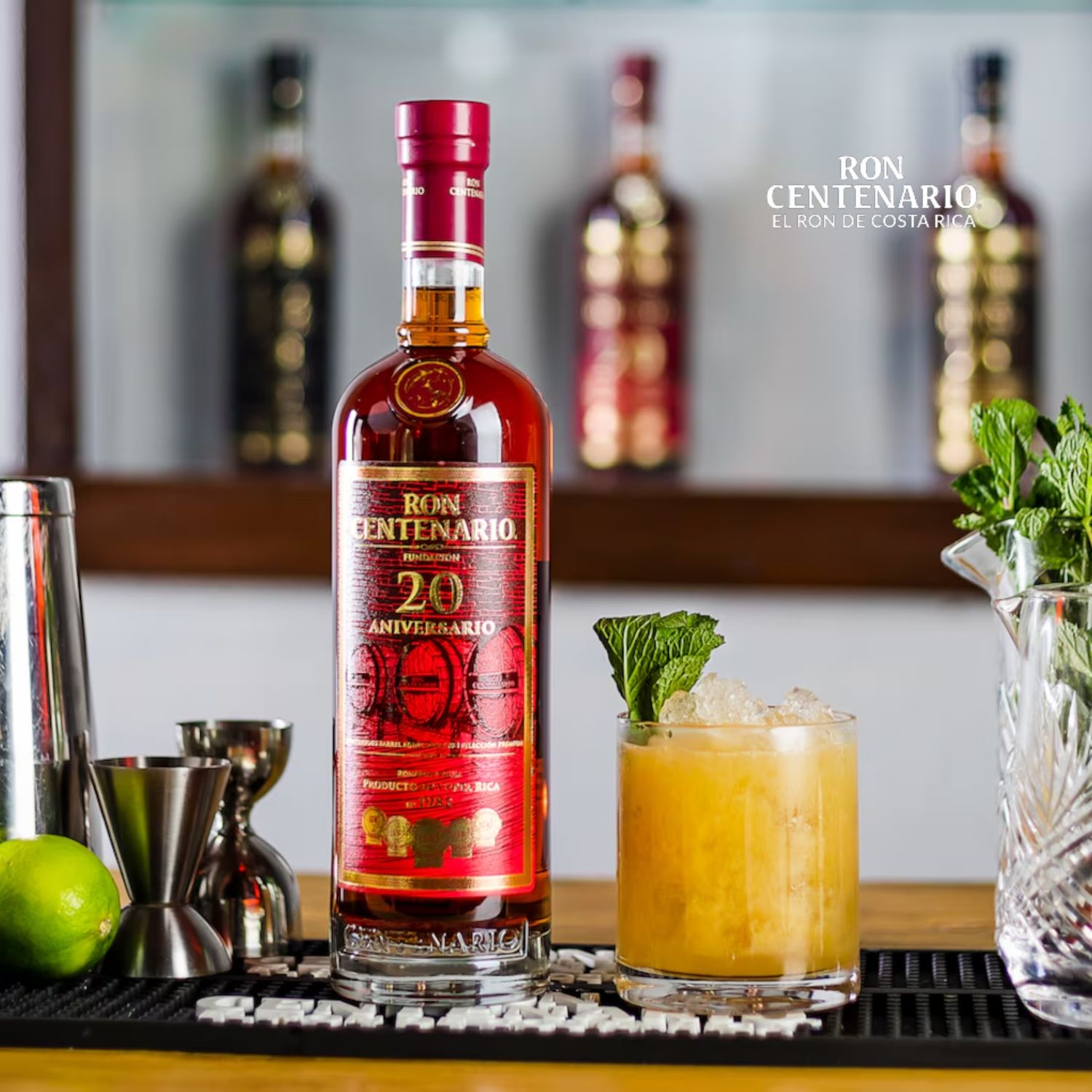 Ron Añejo 20 Años Centenario Botella 750 Ml | Auto Mercado