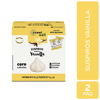 Reposteria Dulce Suspiro Sin Azucar Vainilla 27 Sweetwell Caja 30 G ...